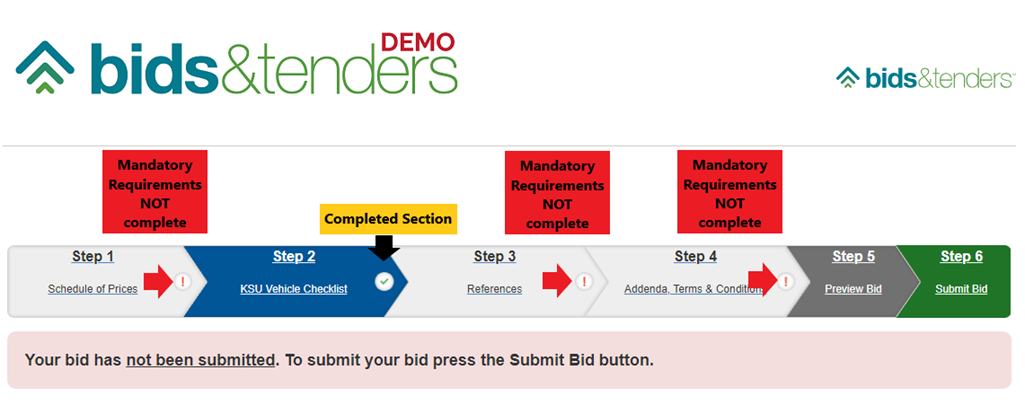 Submission FAQ's – bids&tenders