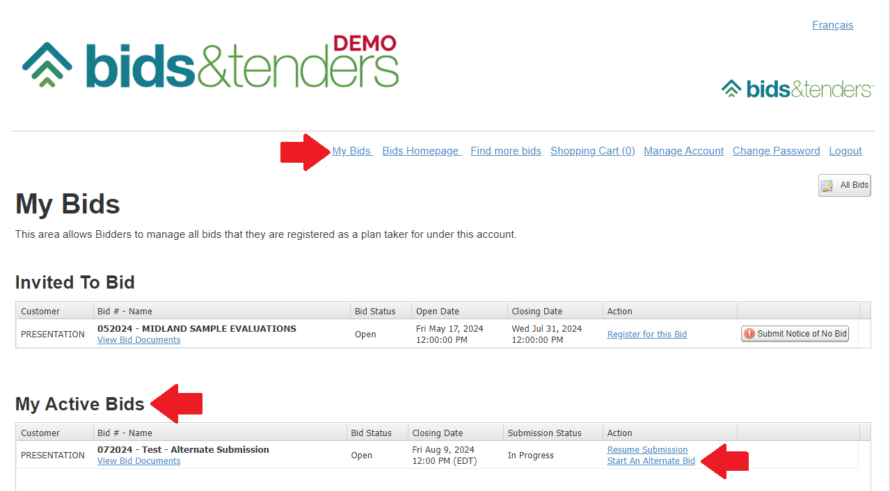 Submission FAQ's – bids&tenders